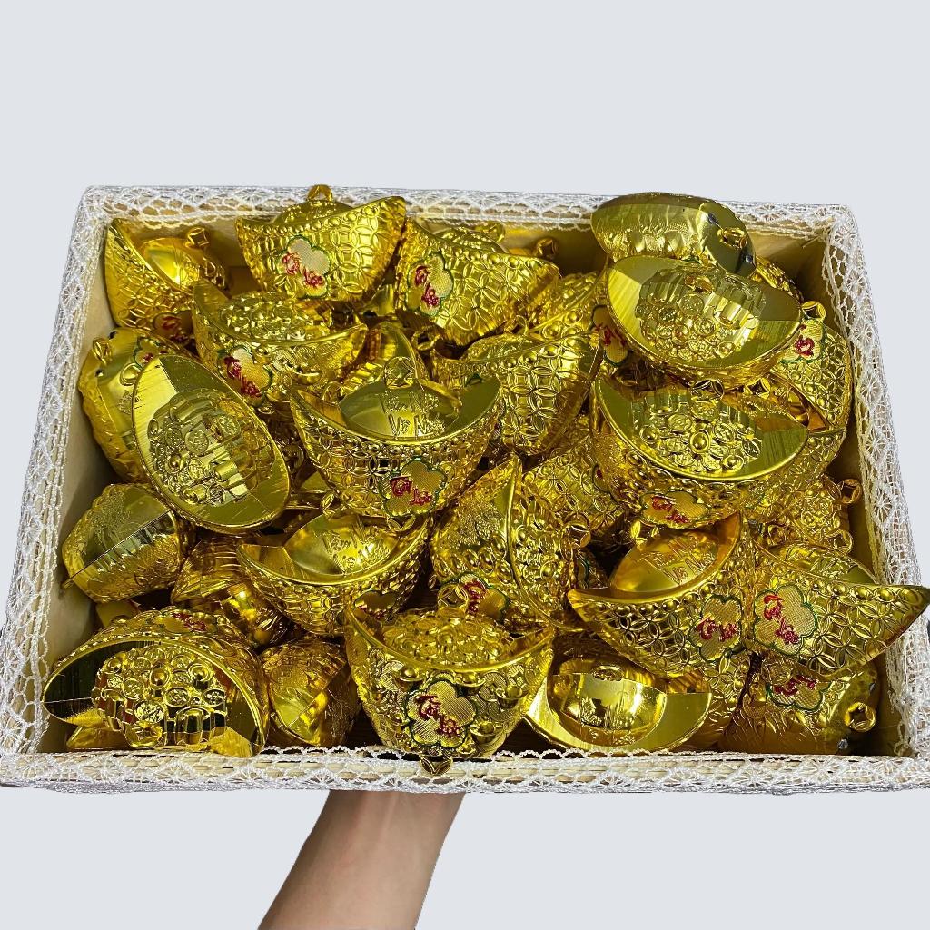 100 Plastic Gold Bars, Garlic Tower of Fortune Decoration, Ceremony ...