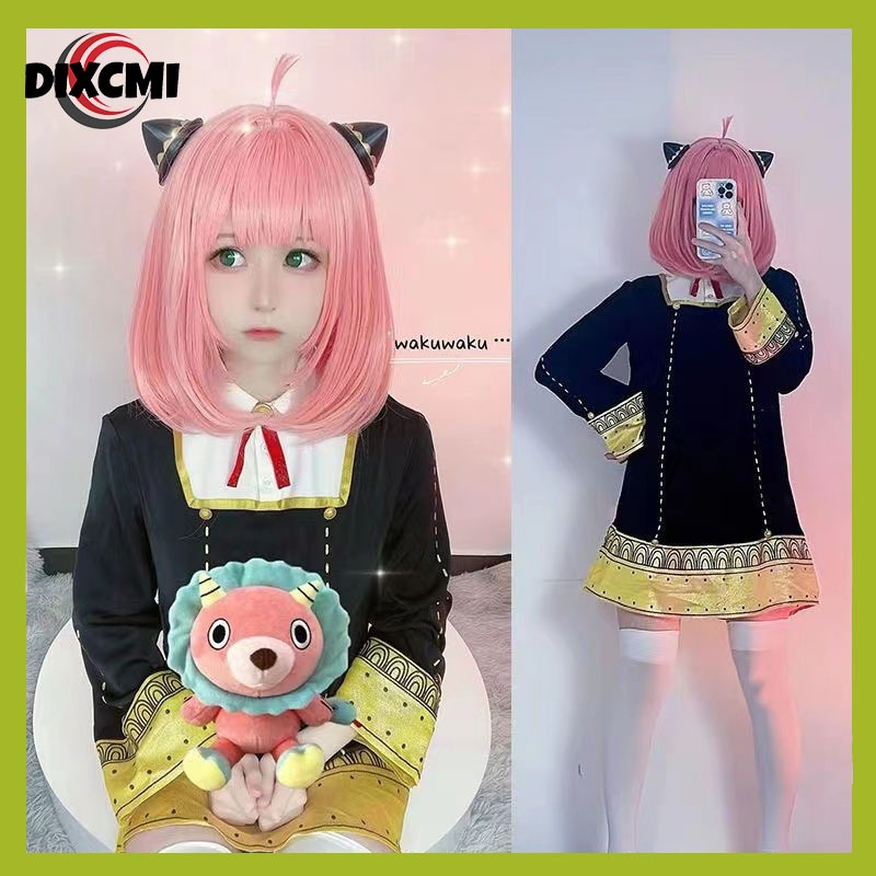Dixcmi Anya Forger Children Girls Cosplay Anime Spy X Family Christmas ...