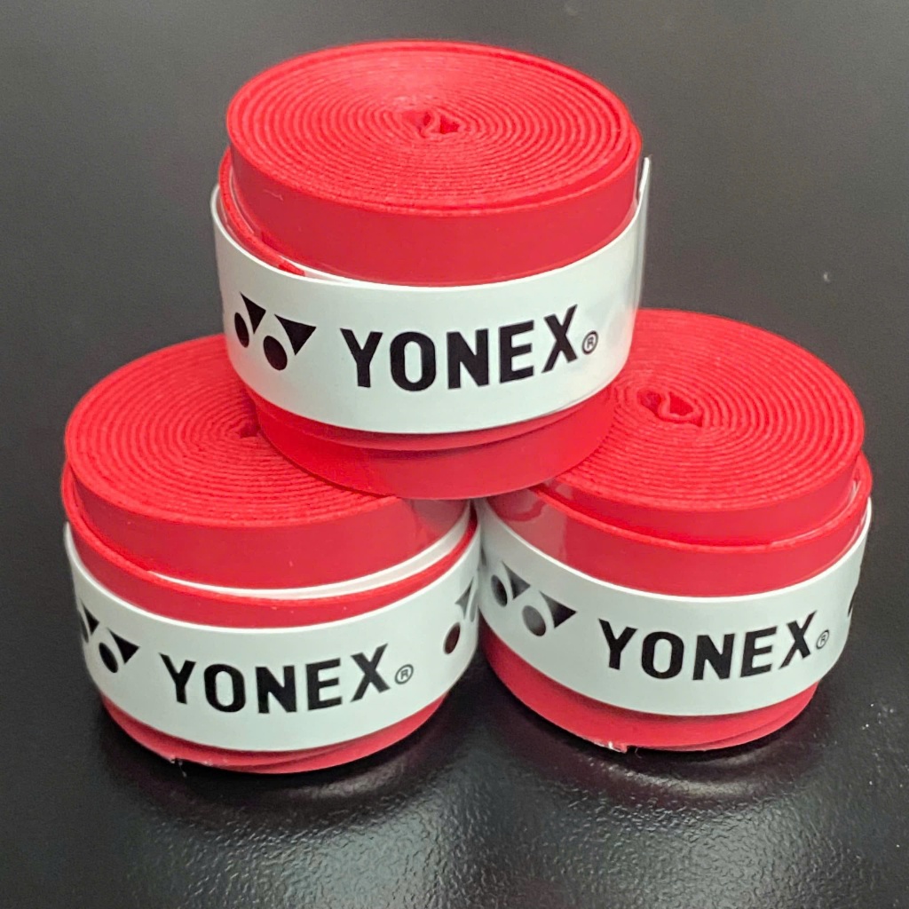Yonex grips have ventilation holes, are breathable, high-quality rubber used in TENNIS ...