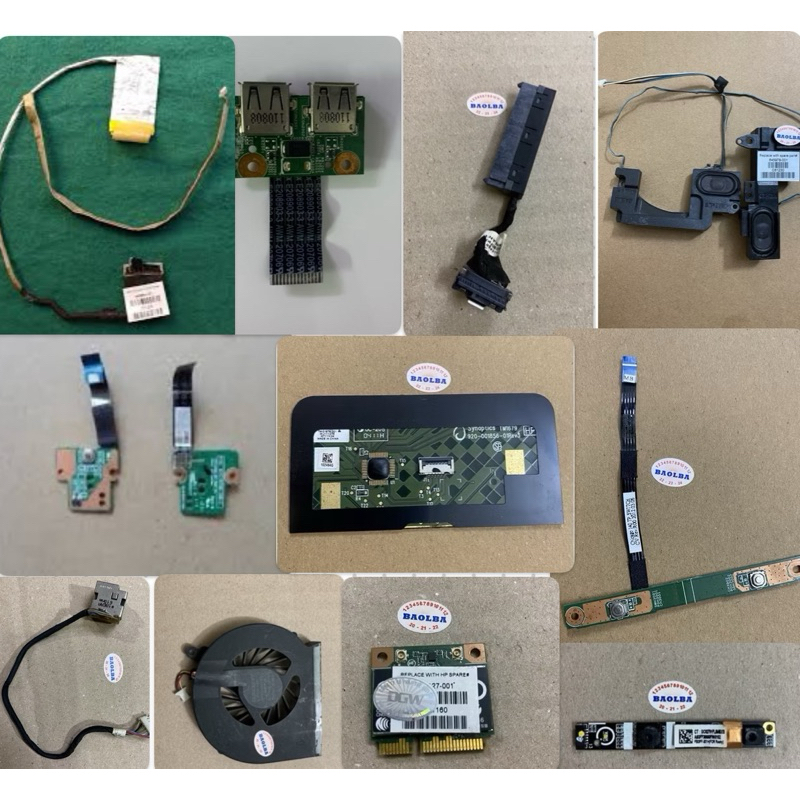 Hp pavilion 430 431 laptop components - Usb Board - Speaker - LCD cable ...