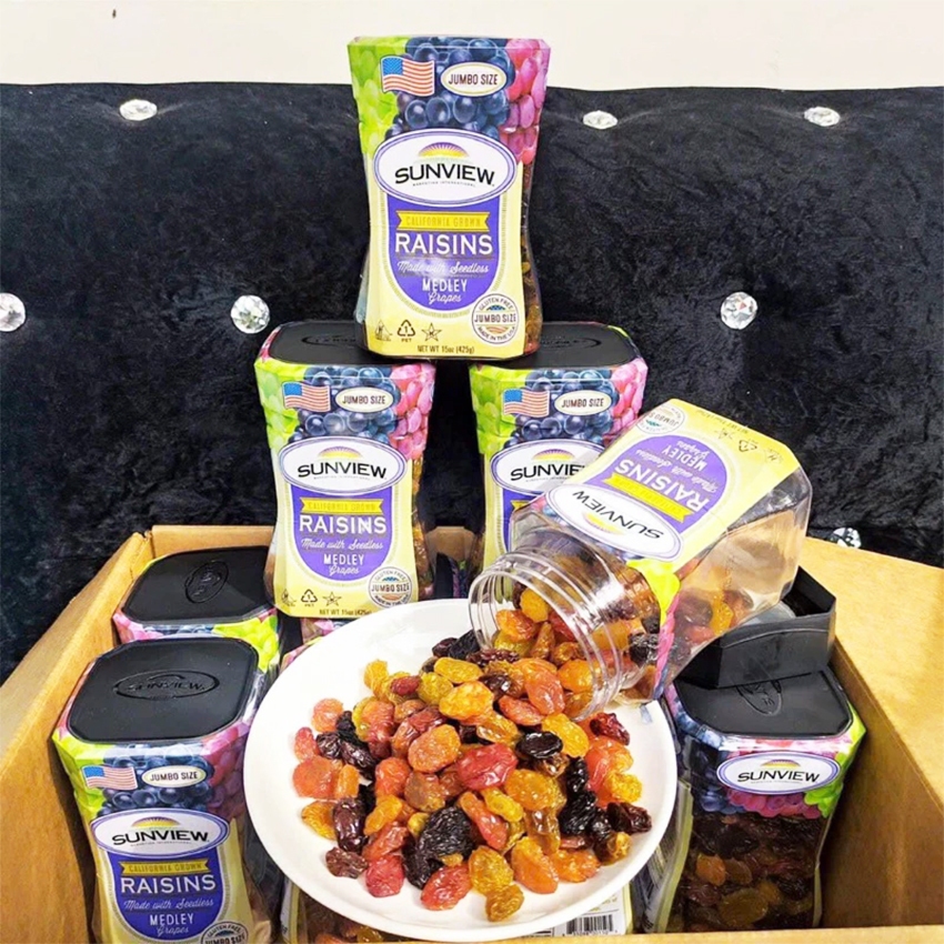 Raisin Sunview Mix 3 Colors Latest Model Box 425g DK06 - BeeGin Food ...