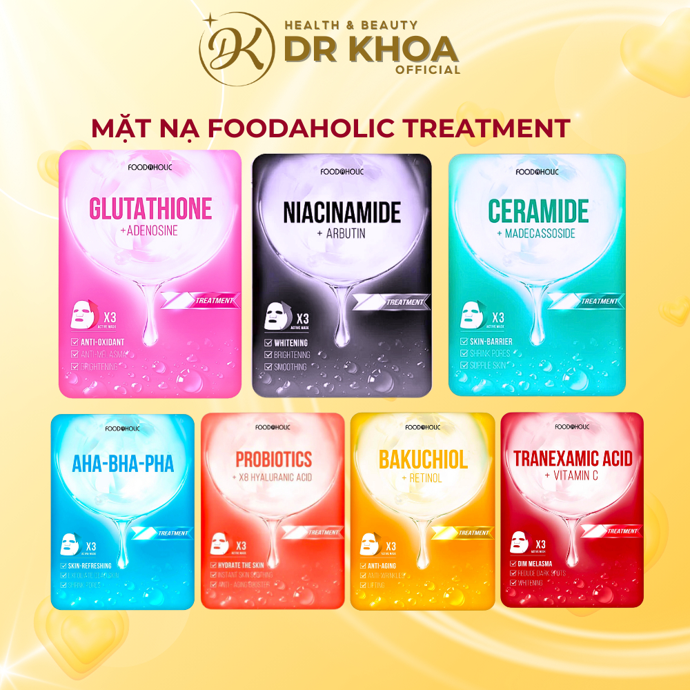 Foodaholic Mask Paper Mask for Moisturizing, Brightening, Anti-Aging ...