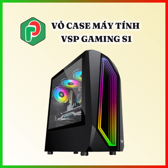 Vsp GAMING S1 COMPUTER CASE | Shopee Malaysia
