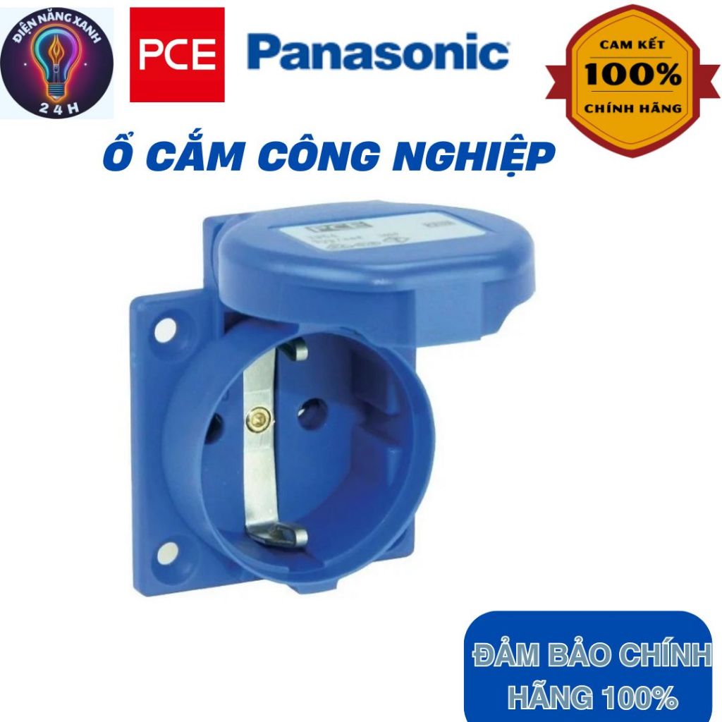 Concealed PCE Industrial Socket with Cover (F1050-0B) 2P+E 16A 250v ...