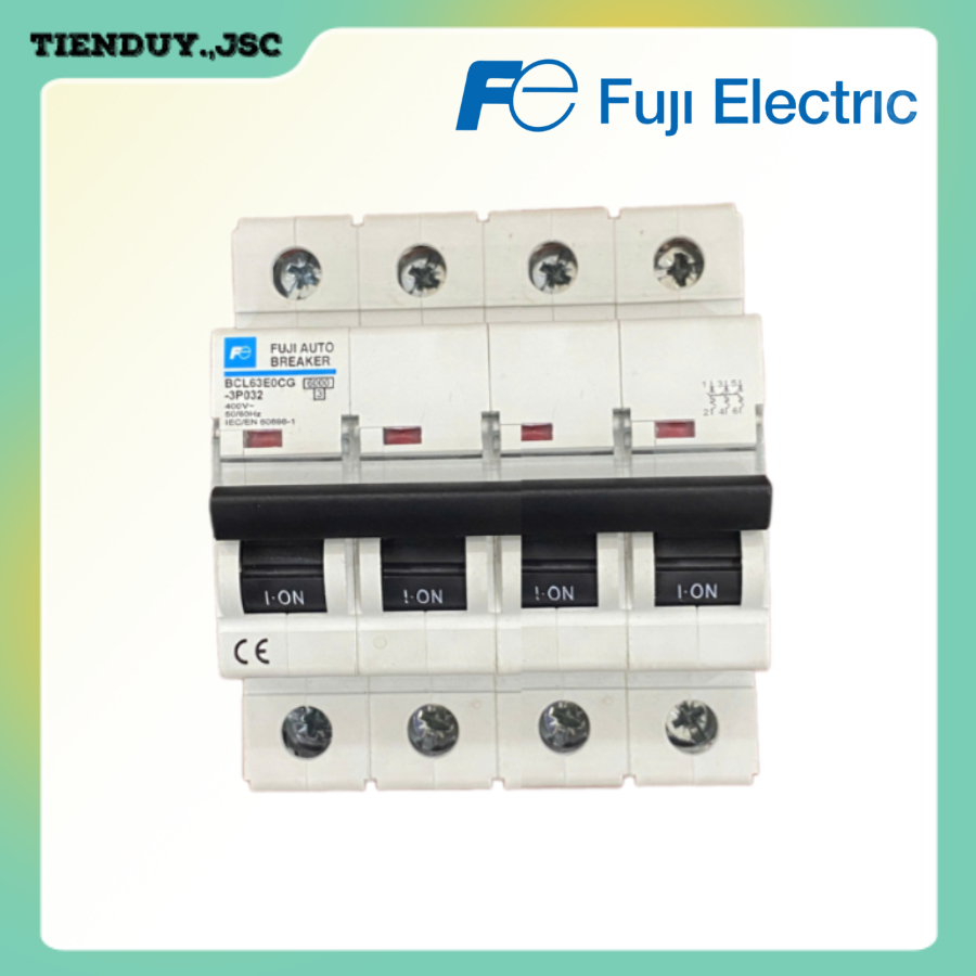 Fuji Electric MCB Circuit Breaker (CB Tep) BCL63H0CG 4P 6A~63A 10kA ...
