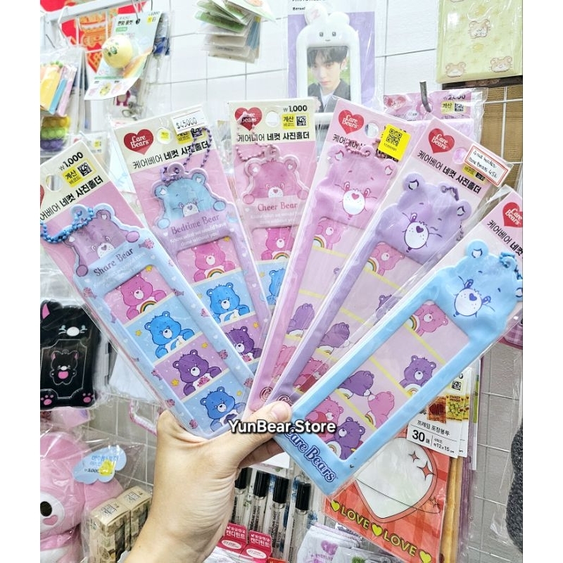 [NEW 2024]care BEARS PHOTO CARD KEYRING - DAISO KOREA | Shopee Malaysia