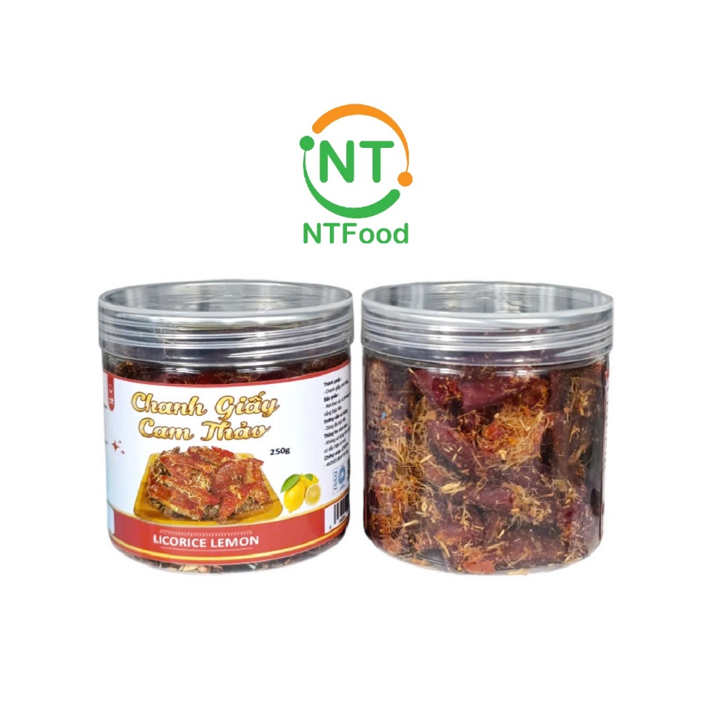Ntfood Dried Licorice Paper Lemon Jar 250Gr - Nhat Tin Food | Shopee Malaysia