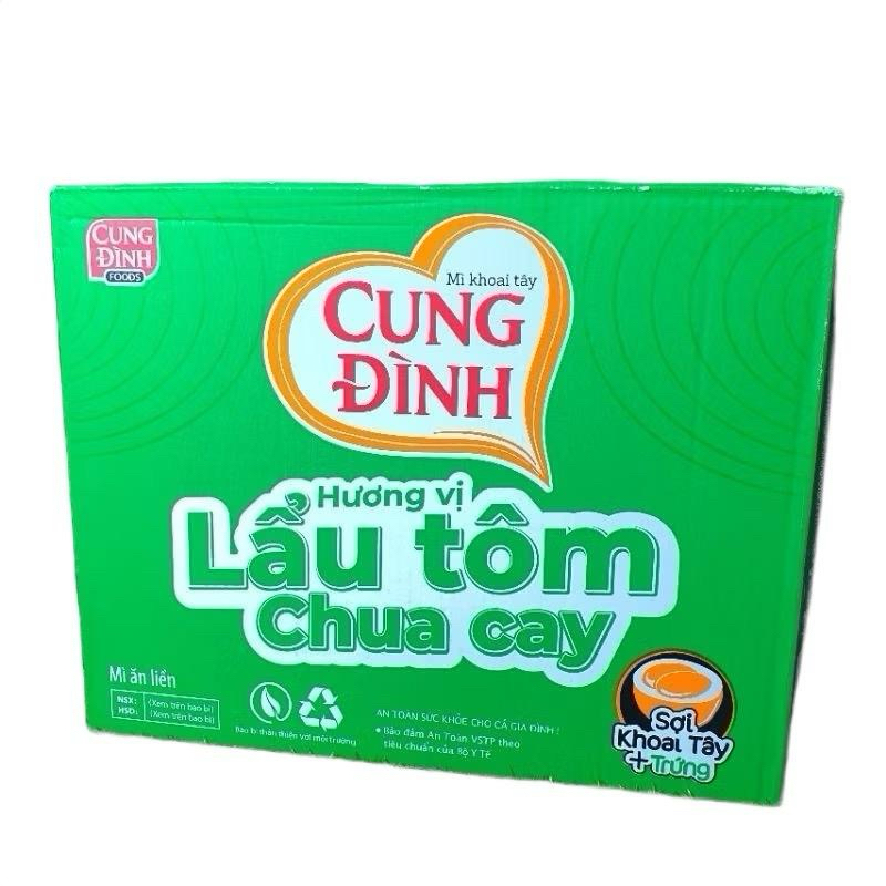 Royal Shrimp Noodles of all flavors, box of 30 packs (80g) of instant ...