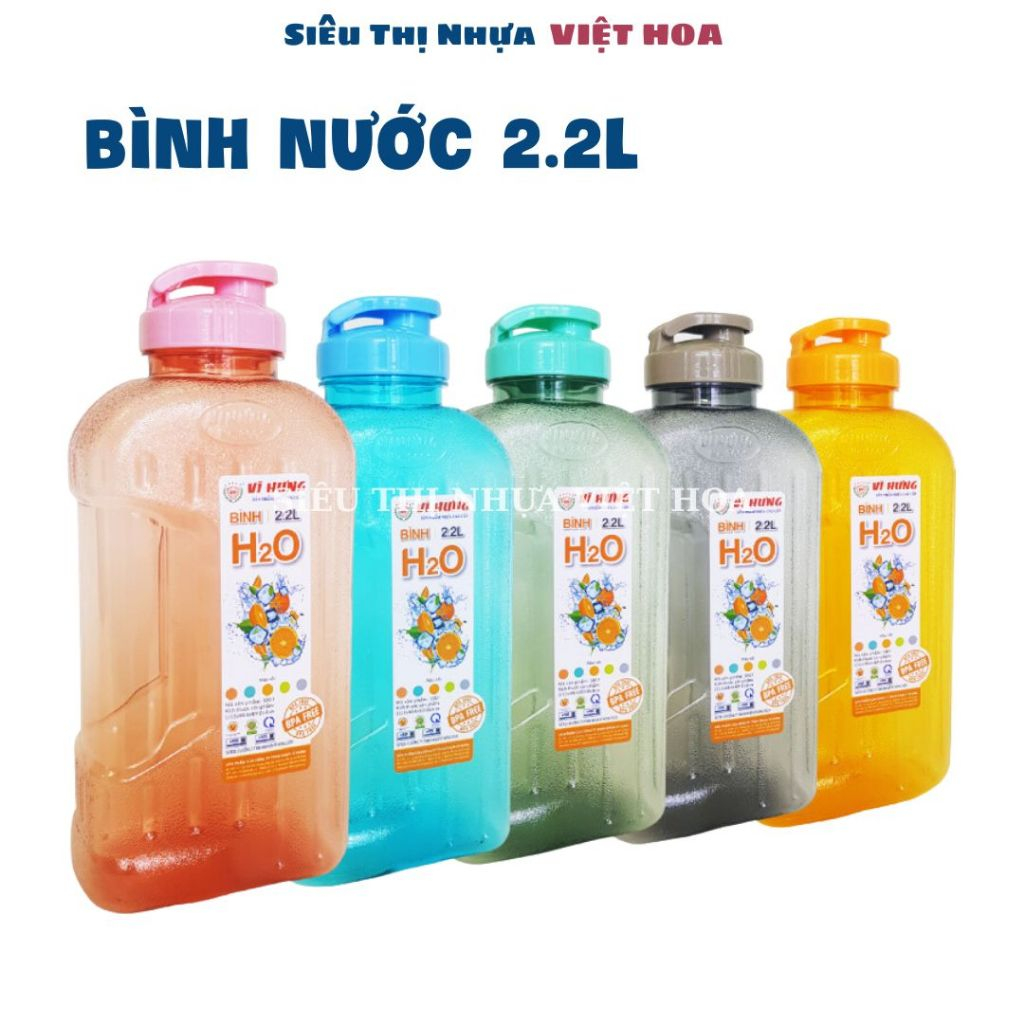 2 liter Refrigerator Water Bottle, Milk Tea Bottle, Vi Hung H2O 2.2L ...