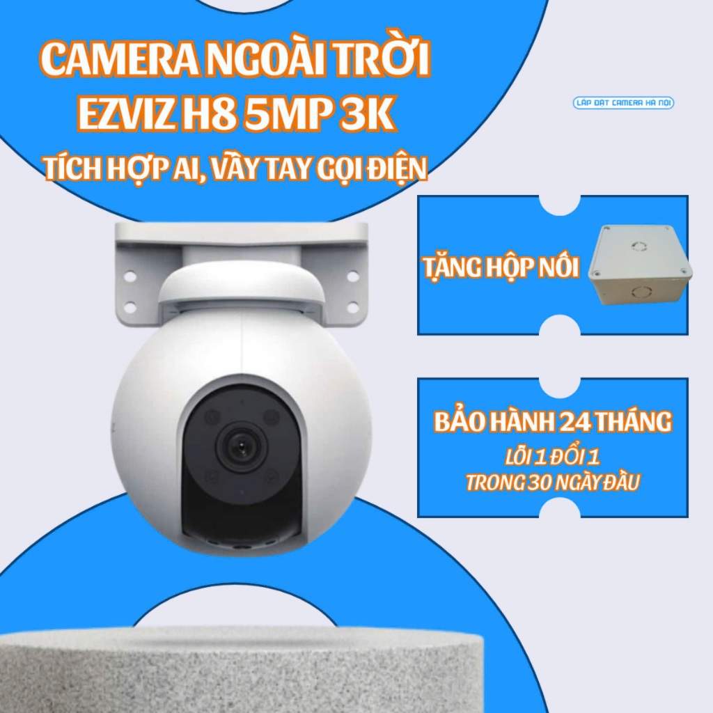 Ezviz H8 PRO 5Mp Outdoor Camera 360 Rotation, Night Color. | Shopee Malaysia