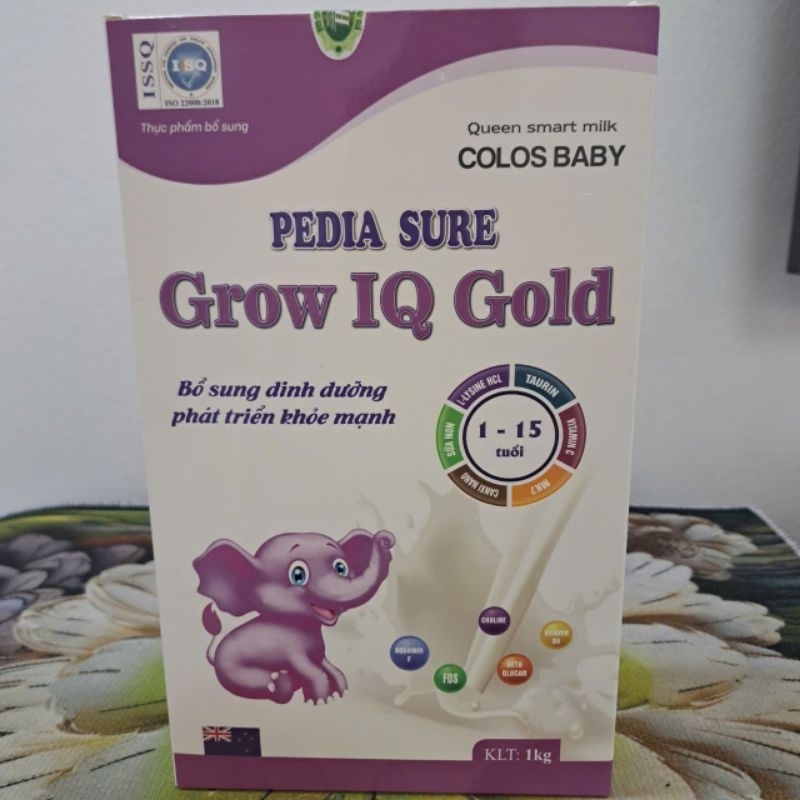 Pedia Sure Grow IQ Gold 1kg bag of school milk for children from 1 to ...