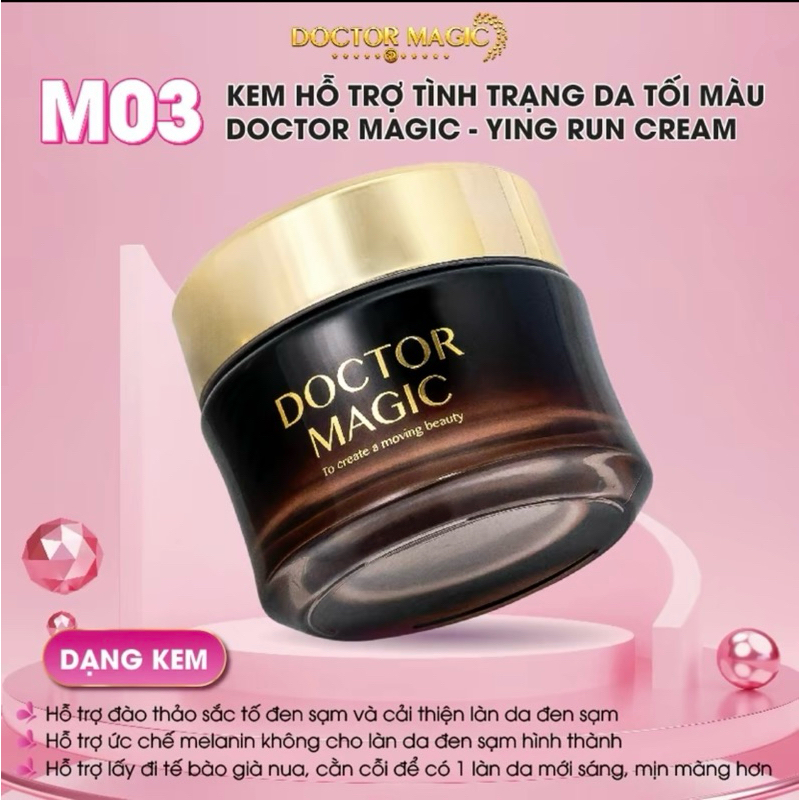M03 – DOCTOR MAGIC Skin Brightening Dark Removal Cream | Shopee Malaysia