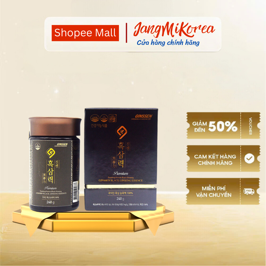 Daedong Ginseng Premium Korean Black Ginseng Extract 240g Box ...