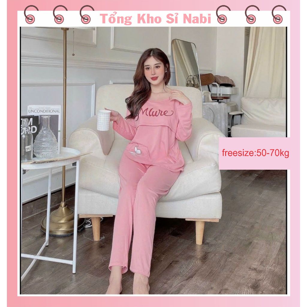 Pregnancy set - postpartum - breastfeeding set - (heart bag flip) cotton material - soft - cool ...