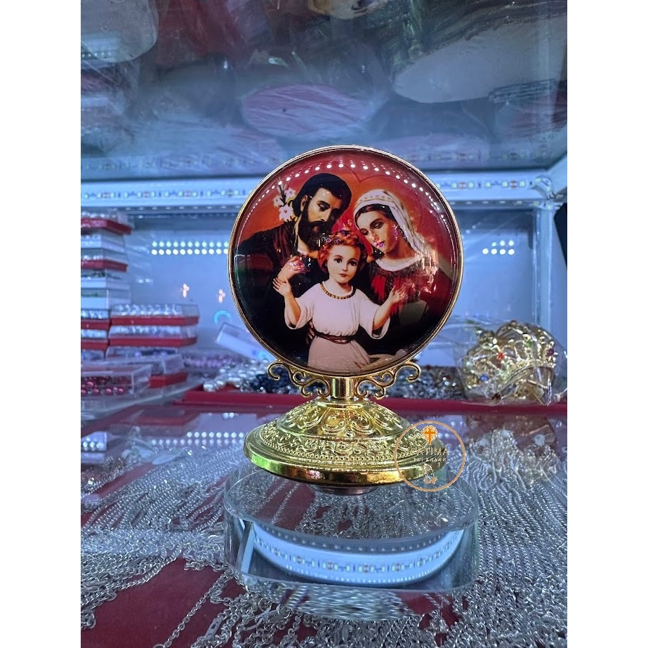 Car Garage Rotating Statue, Tabletop - Pictures of Jesus, Virgin Mary ...