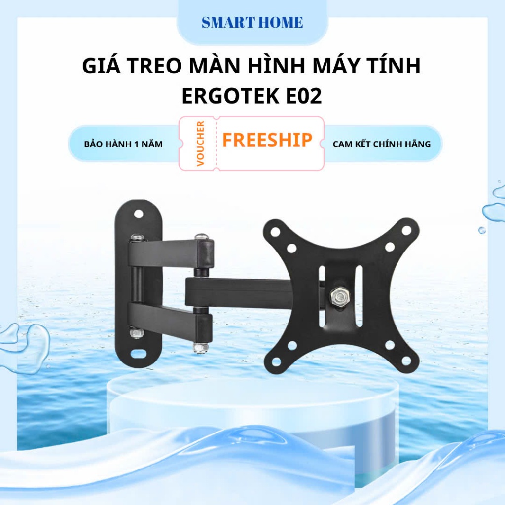 Ergotek E02 14 - 32 inch multi-function rotating monitor mount - 180 ...