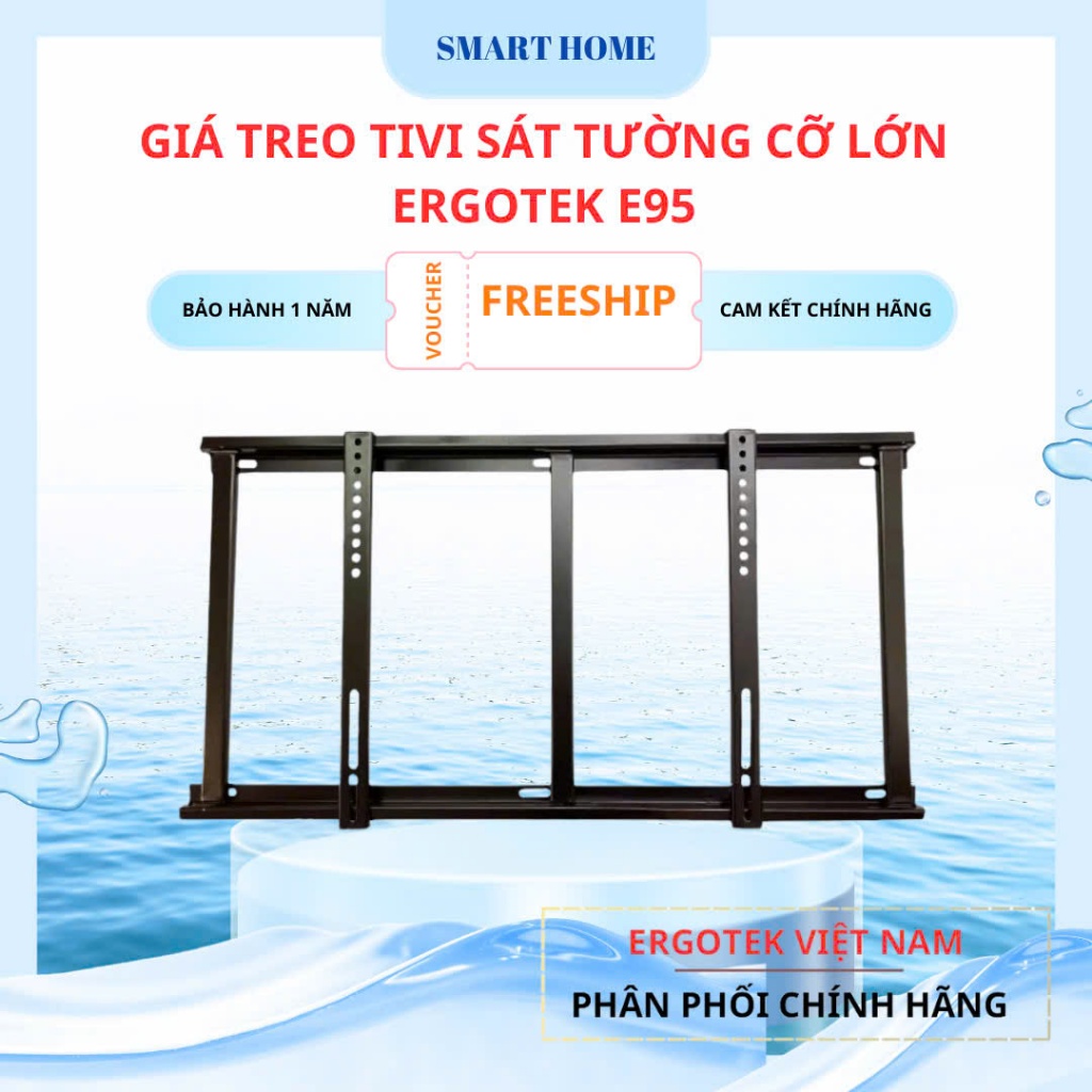 Ergotek E95 65 - 100 Inch Large Wall Mounted TV Mount - Super Thick Premium TV Mount | Shopee ...