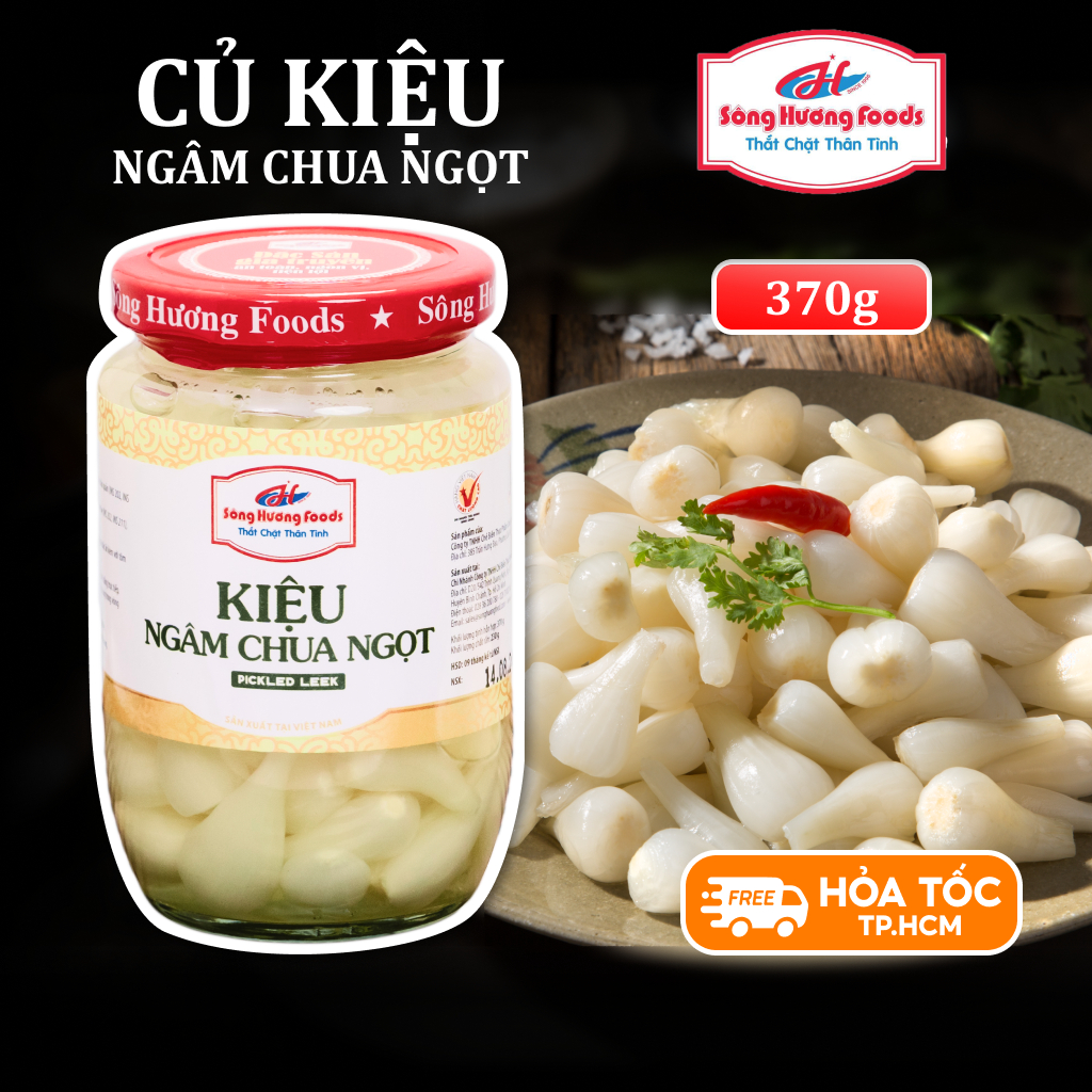 Song Huong Foods Sweet and Sour Pickled Cucumber 370g Jar - Served with ...