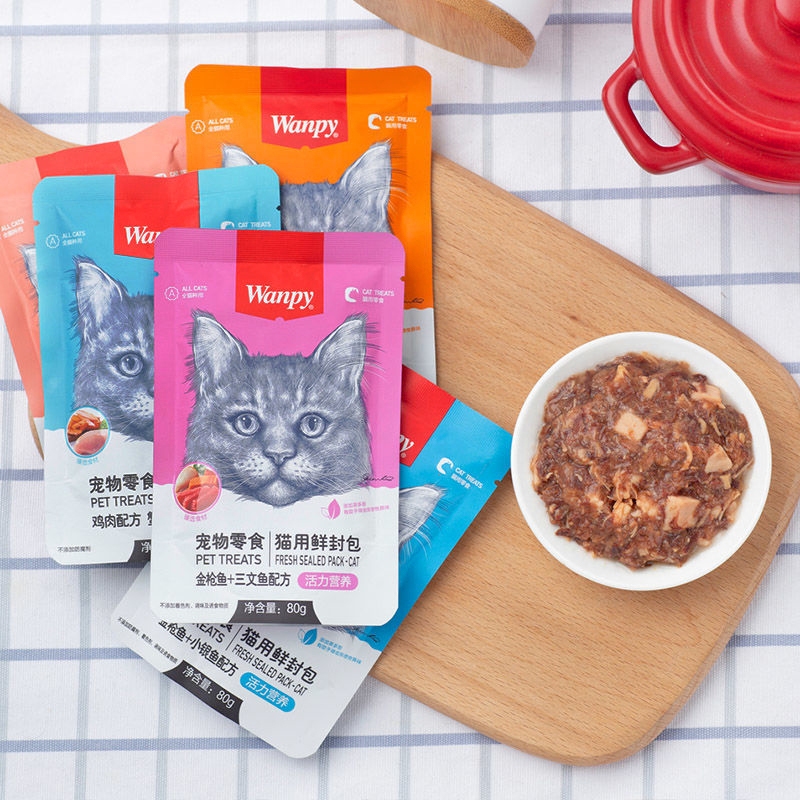 Wanpy Cat Pate, Wanpy Nutritional Supplement Pate 80g (All Flavors ...