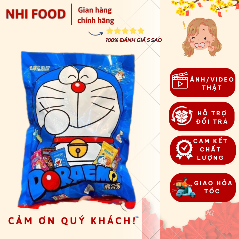 Doraemon giant snack bag with many flavors | Shopee Malaysia