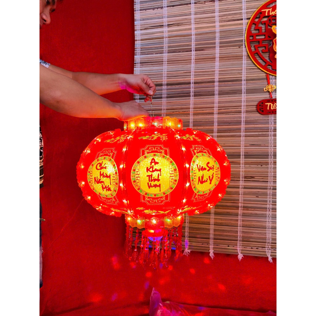 360 Degree Rotating Electric Lantern Hanging Decoration CNY 2025 ...