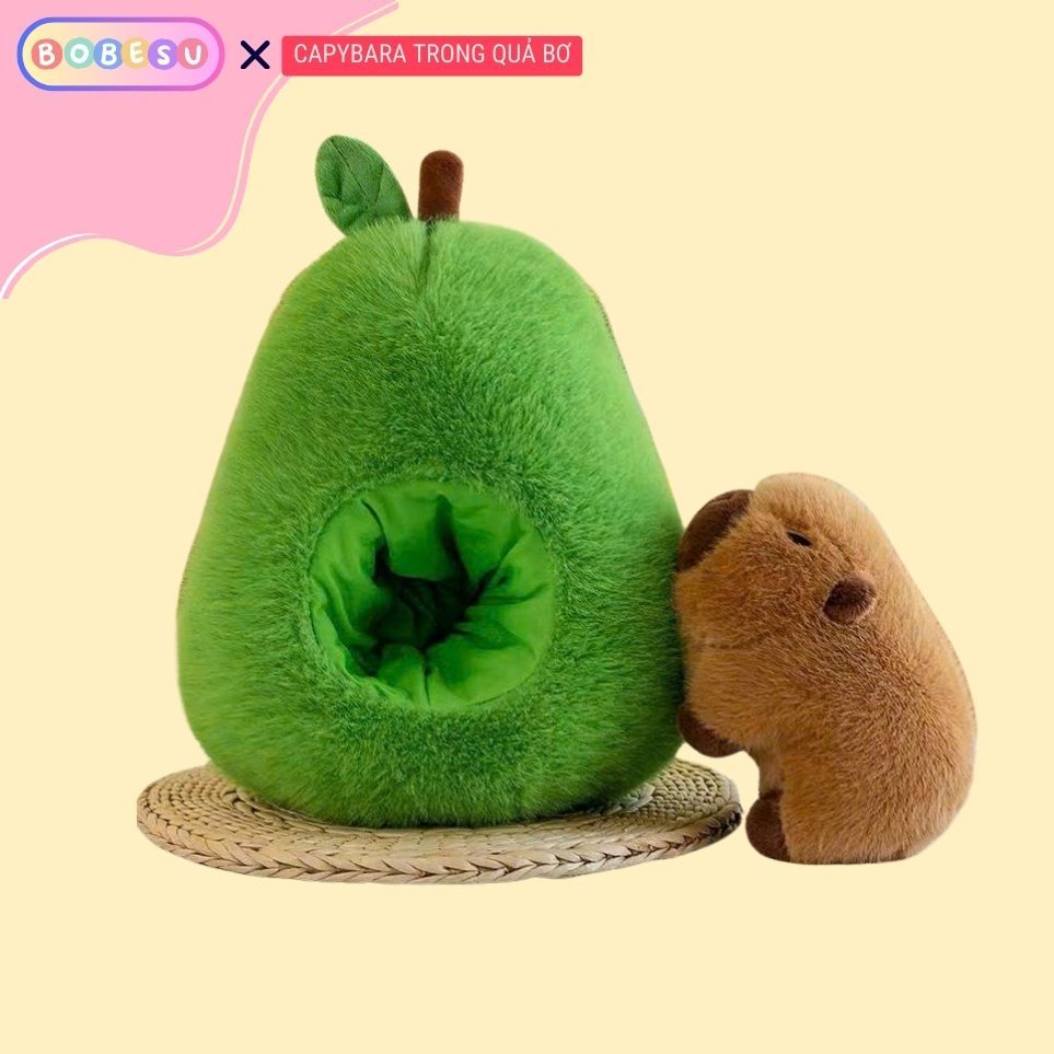 Capybara Avocado Capybara in Avocado 2in1 New Design Cute Soft Long ...