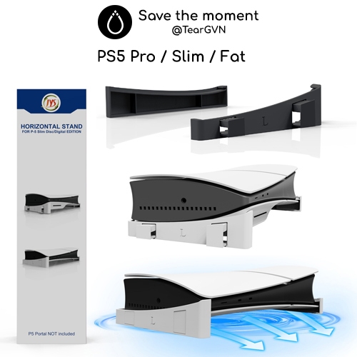 Jys Horizontal Stand for PS5 Pro / PS5 Slim / PS5 FAT Disc & Digital ...