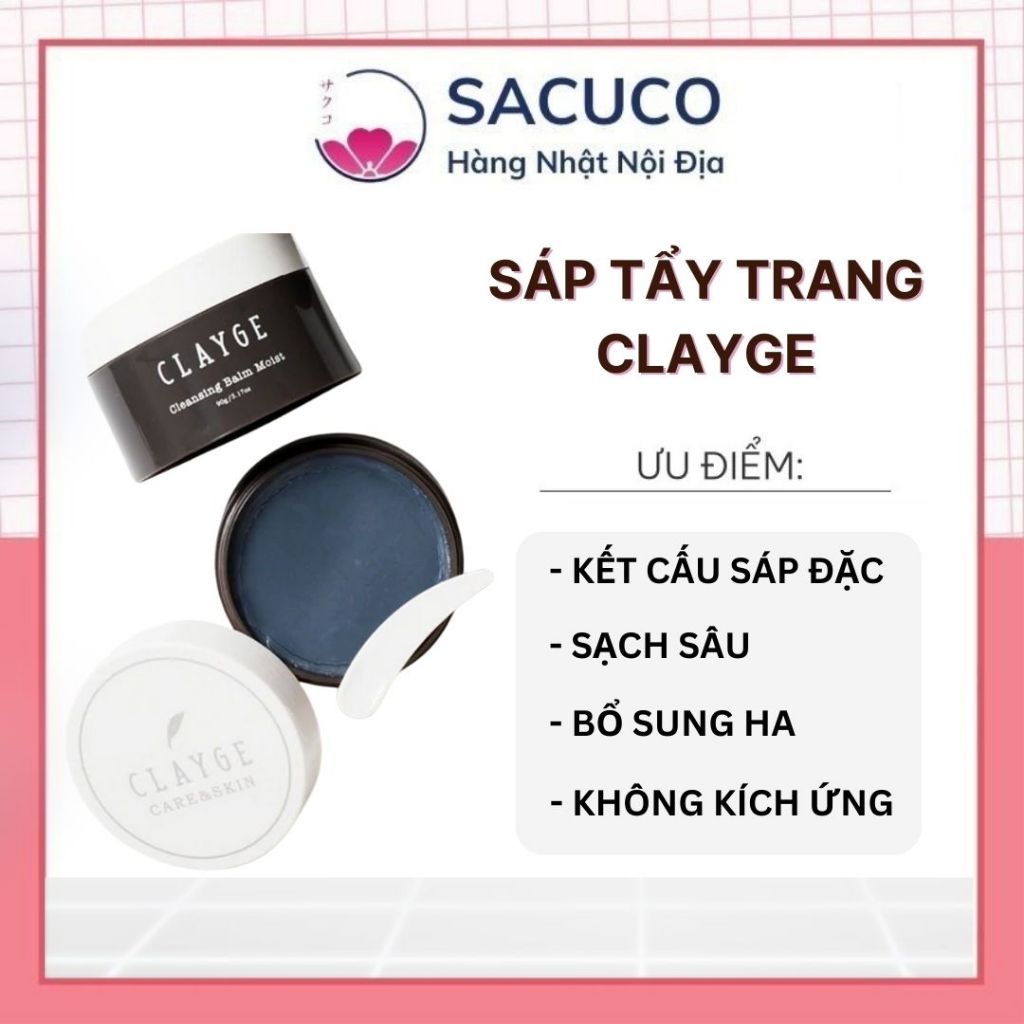Japanese Clayge Cleansing Balm 95g box | Shopee Malaysia