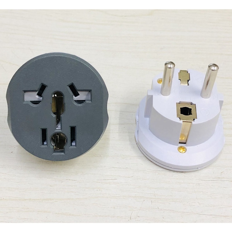 3-pin, Pin Plug Converter (Flat Pin & Round Pin) to 2-Pin 2500W 16A ...