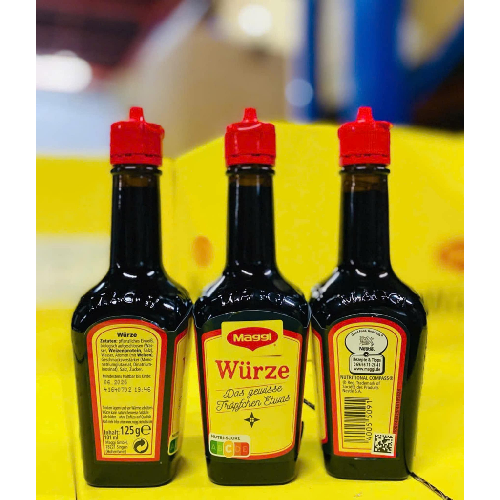 Maggi German Soy Sauce Maggi Wurze Ceramic Bottle 250g, 1L, 101ml ...