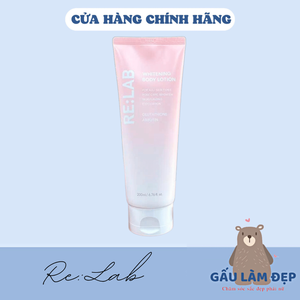 Korean Relab Glutathione Arbutin Body Cream - 200ml | Shopee Malaysia