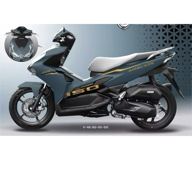 Airblade 150 premium decal | Shopee Malaysia