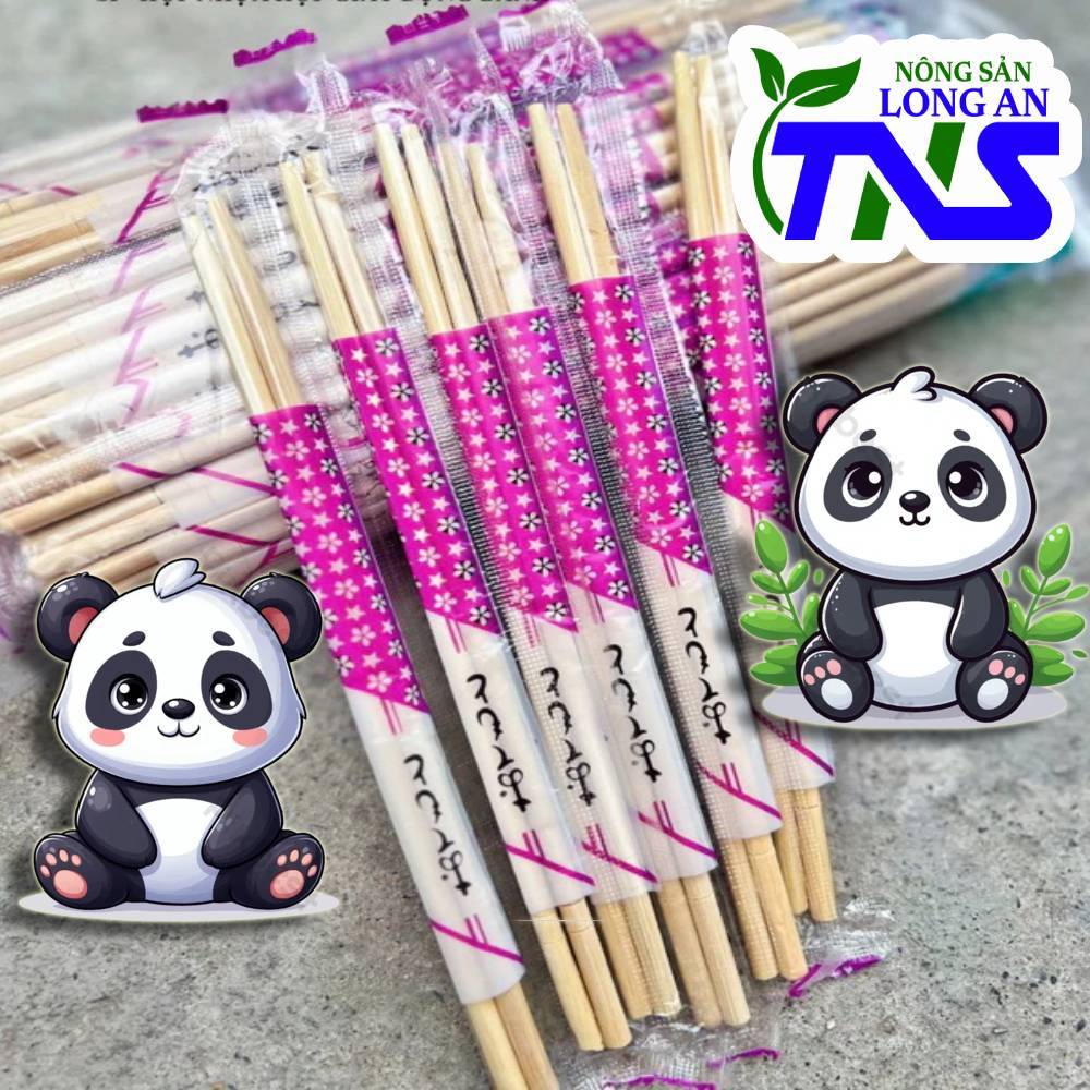 100 sets of round chopsticks without toothpicks (panda chopsticks 19.5 ...