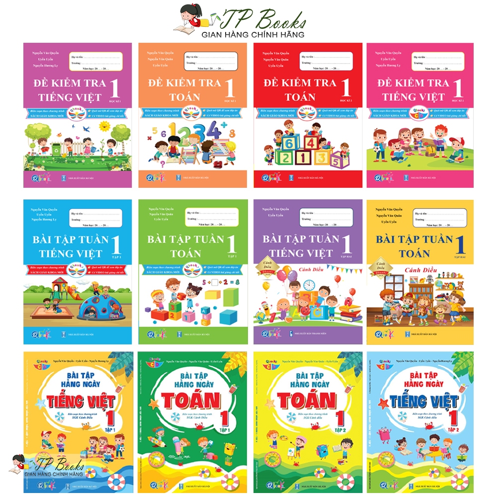 Book of Tests, Weekly Exercises and Daily Exercises Math and Vietnamese ...