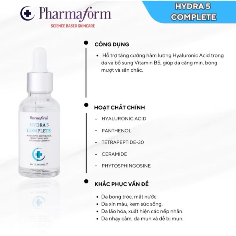 B5 Pharmaform Hydra Complete Moisturizing and Restoring Serum 30ml | Shopee Malaysia