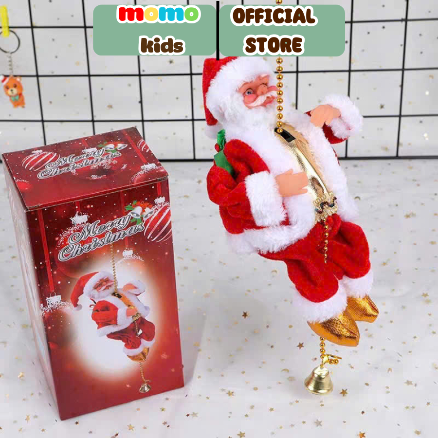 Santa Claus climbs the rope for Indoor and Outdoor Christmas ...