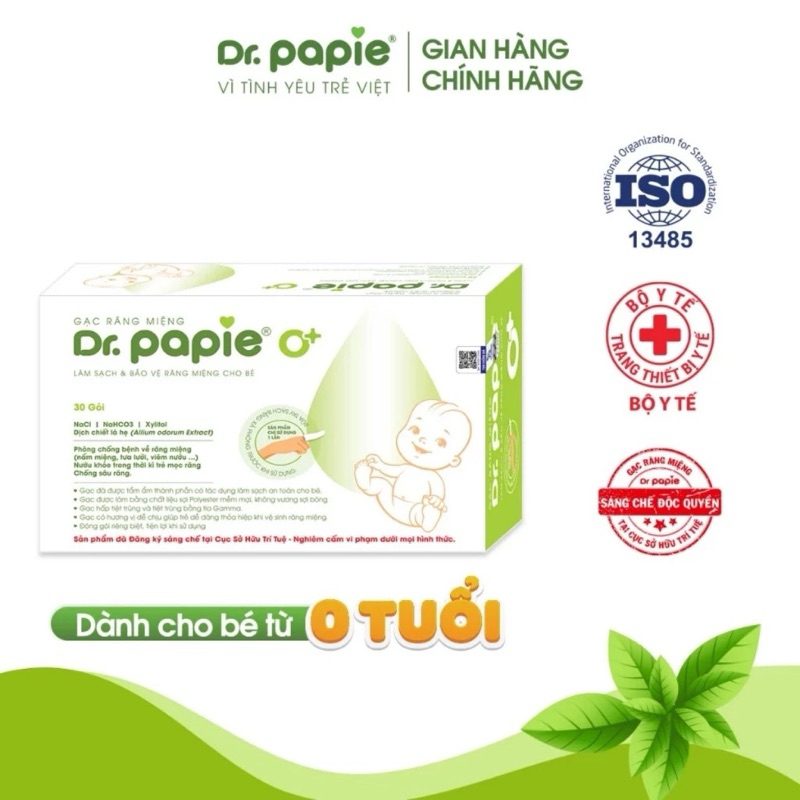Dr.papie 0+ Dental Swabs (Box of 30 packs) | Shopee Malaysia