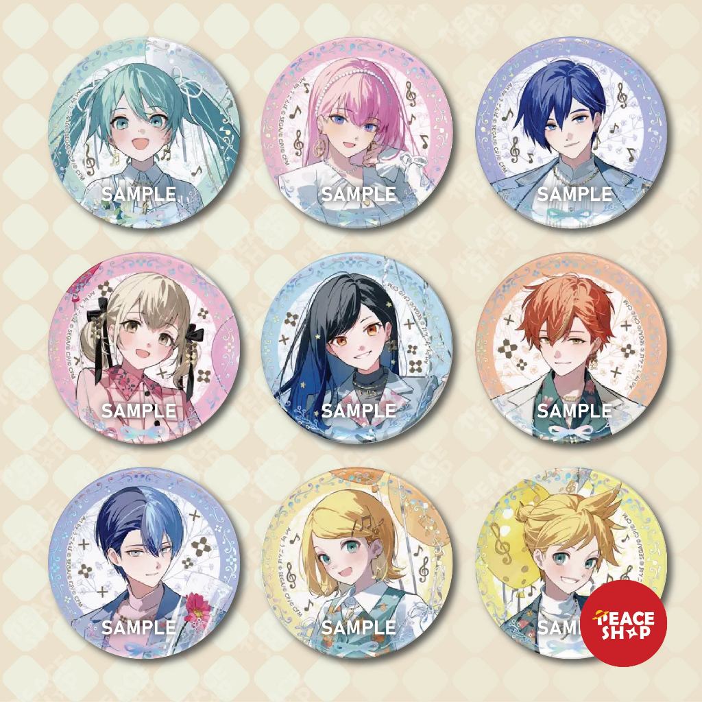 Project SEIKAI Hatsune Miku Badge Glitter SEIKAI Hatsune Miku Badge Ver ...