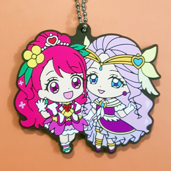 Genuine Pretty Cure (PreCure) anime keychain (Cure Sparkle, Cure Grace ...