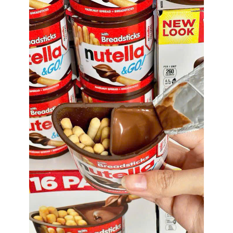 1 box of Nutella chocolate dipped ice cream sticks 52g | Shopee Malaysia