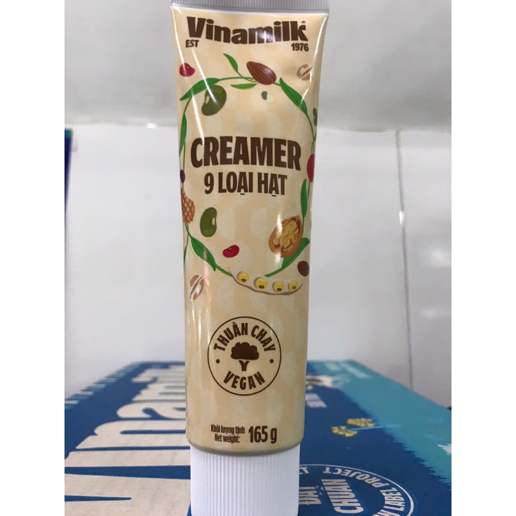Vinamilk 9-grain condensed milk tube 165g - Vegan | Shopee Malaysia