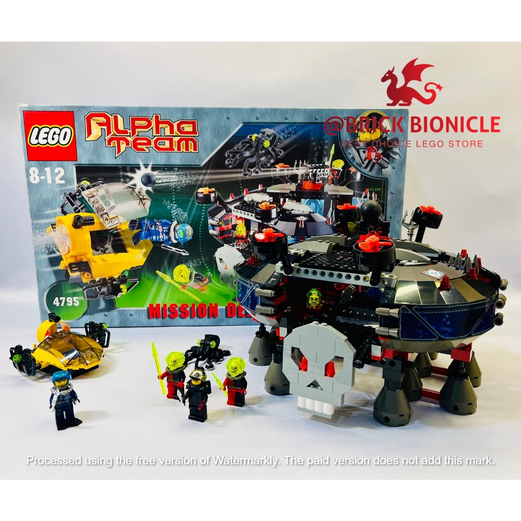 Lego ALPHA TEAM - LEGO DEEP SEA EXCITING PLAYING TOY - 4795 OGEL ...