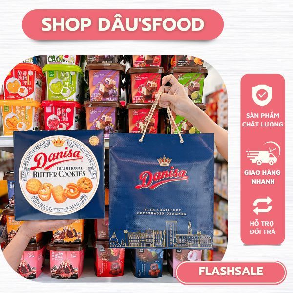 [CNY 2025] Danisa Butter Cookies box with Paper Bag | Shopee Malaysia