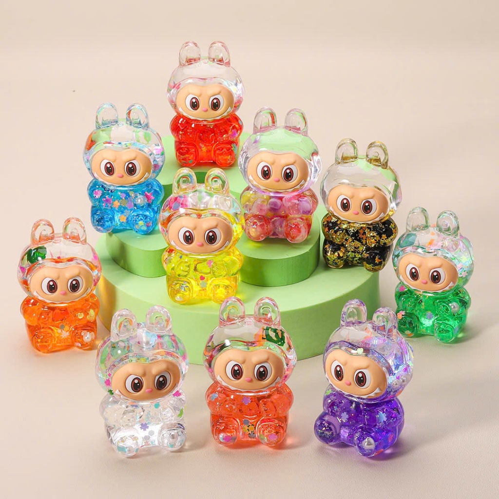 (Item Type 1) Large size labubu model decorative labubu water charm ...