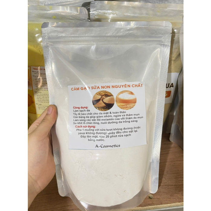 1kg Organic Pure Milk Rice Bran Powder - Face and Body Mask Helps ...
