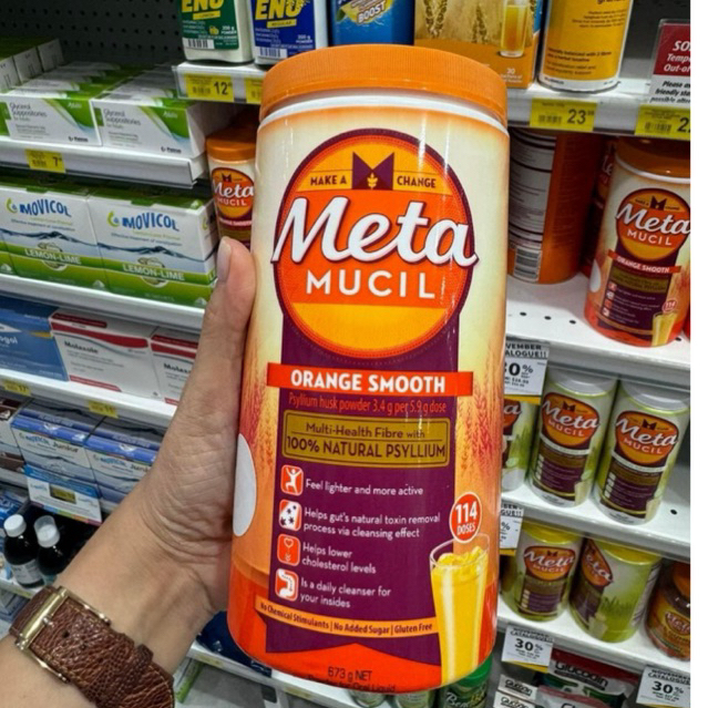 Orange powder fiber supplement Meta mucil metamucil fiber 673g | Shopee ...
