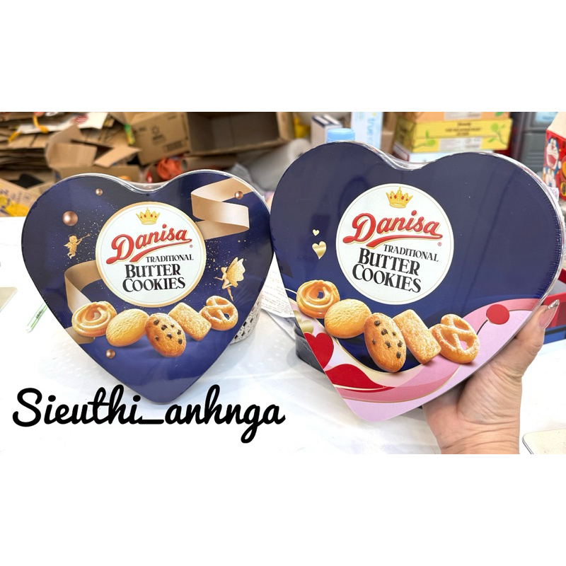 Danisa Heart Butter Cookies Tin Box 132g | Shopee Malaysia
