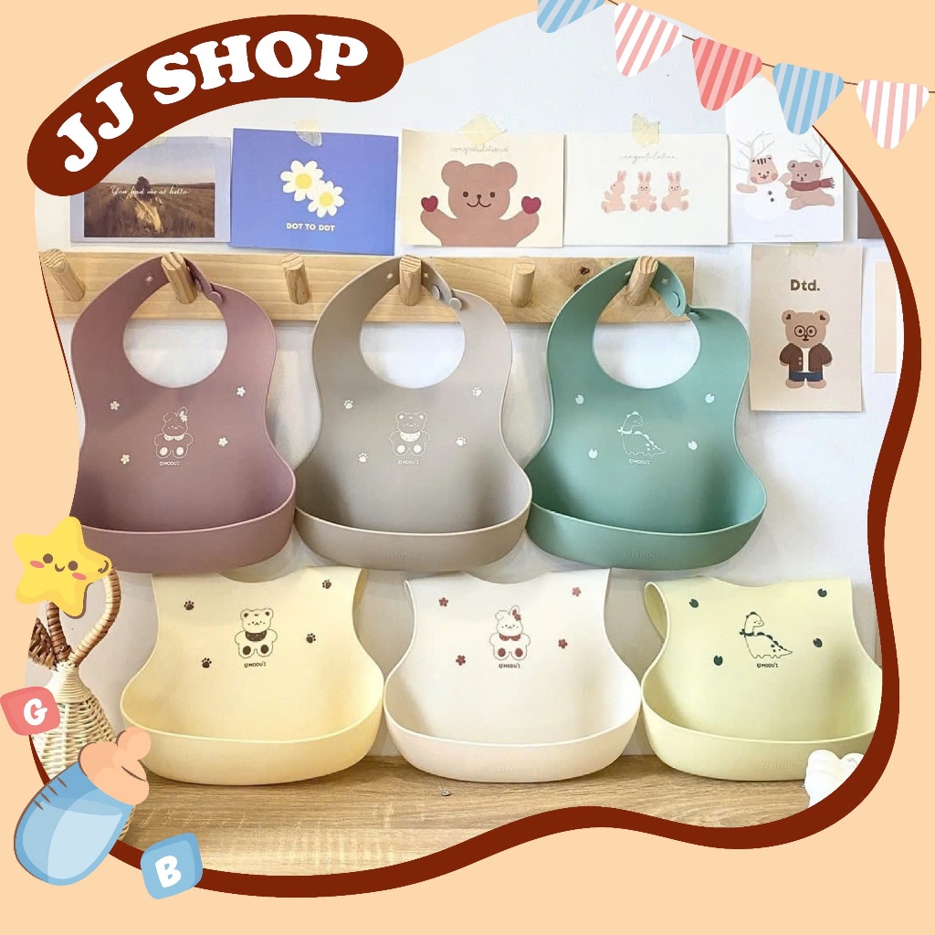 BLUEMAMA Korean Silicone Bibs for Babies | Shopee Malaysia