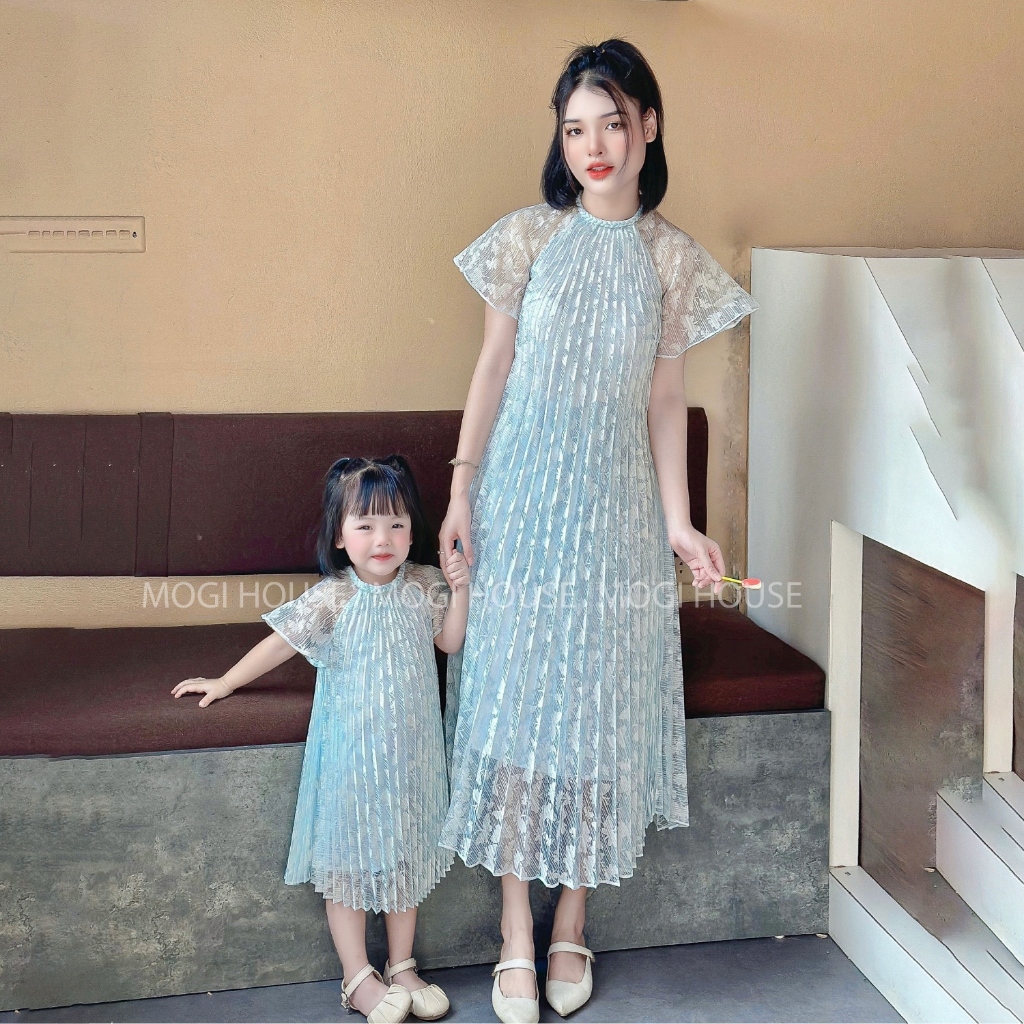 [Party Dress] Mother and Baby Couple DRESS Set Designed ALY MAXI DRESS ...