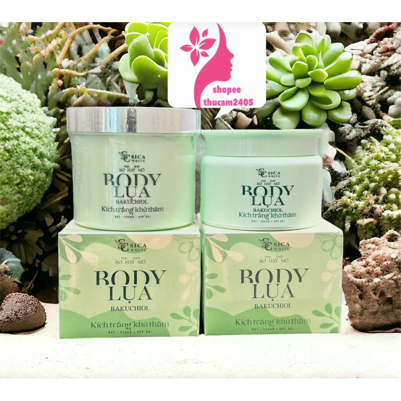 Sica WHITE SILK BODY SILK BUTTER Shea Butter Essence, Skin Whitening ...